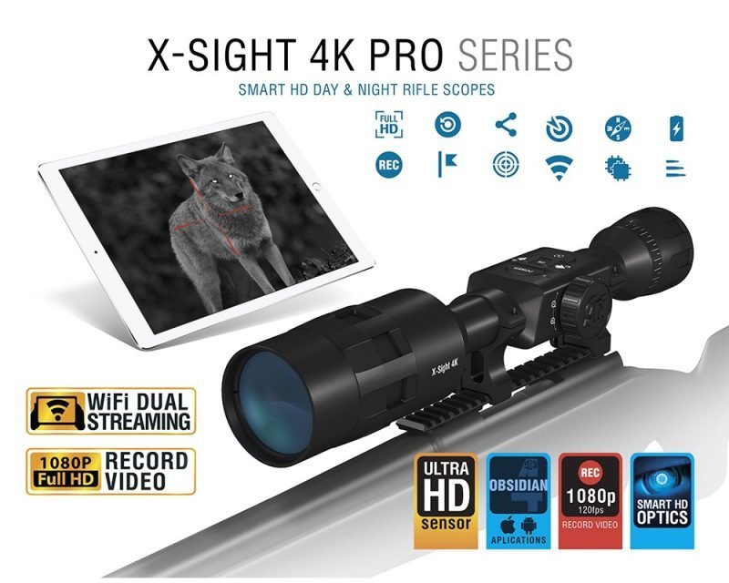 ATN X-Sight 4K Pro 5-20x Day/Night Riflescope