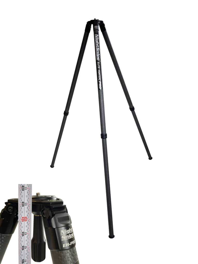 NightSnipe Elite Hunter PRO Carbon Fiber Hunting Tripod