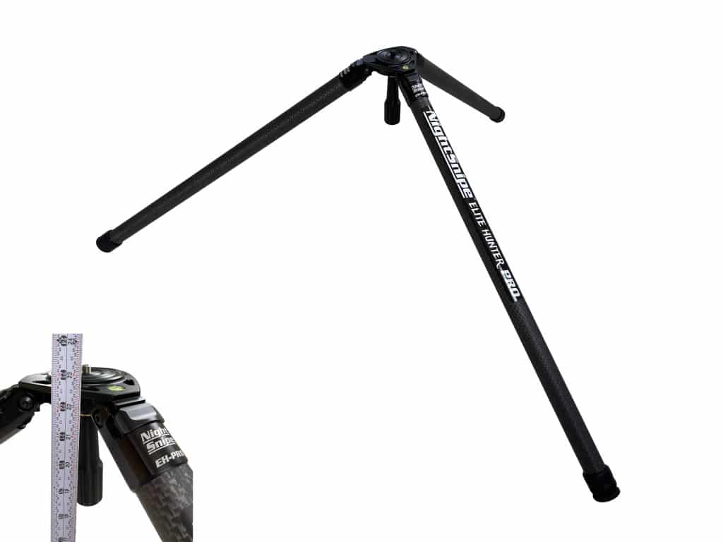 NightSnipe Elite Hunter PRO Carbon Fiber Hunting Tripod