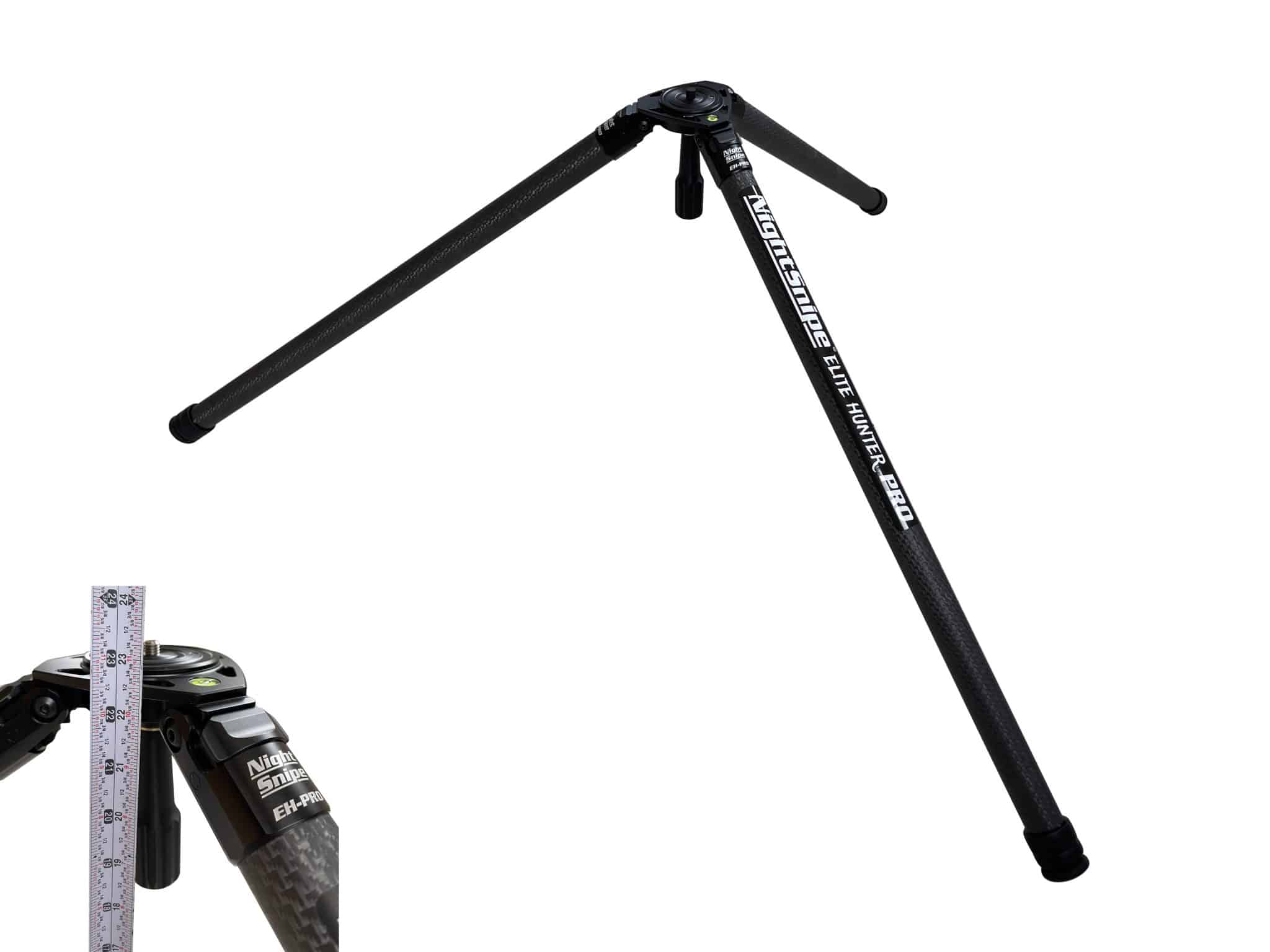 NightSnipe Elite Hunter PRO Carbon Fiber Hunting Tripod