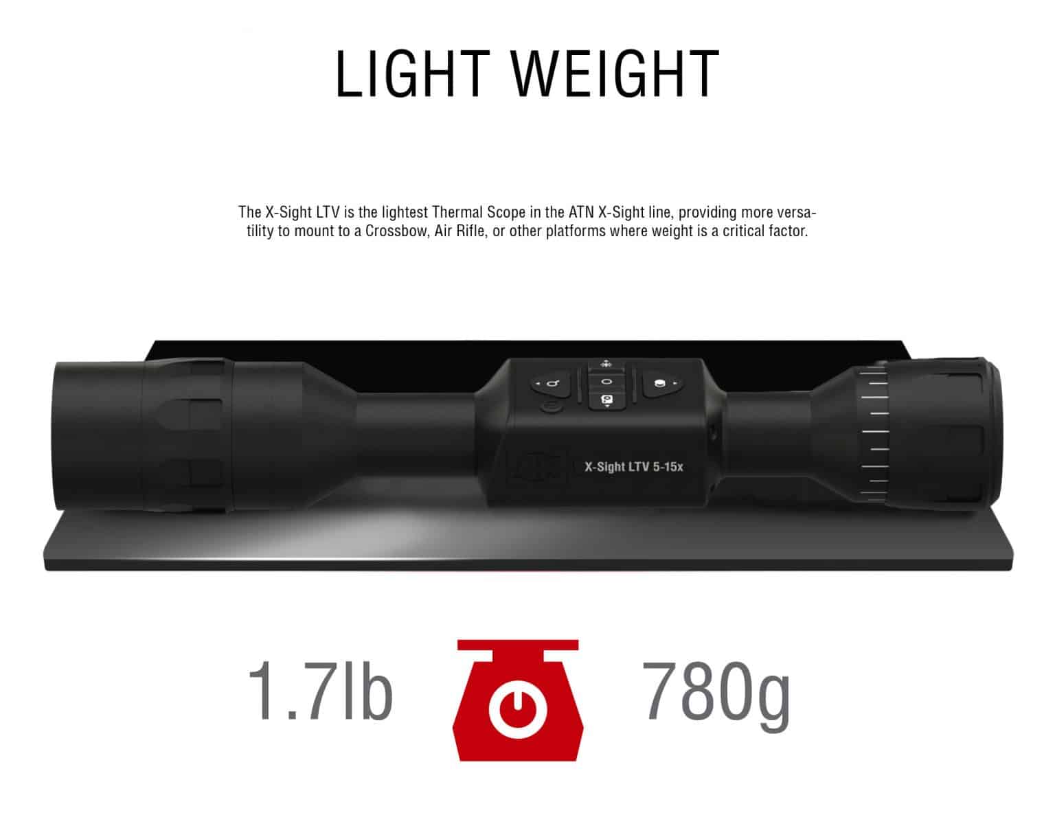 ATN LTV 5-15X Day/Night Riflescope and NS750 IR Kit Combo