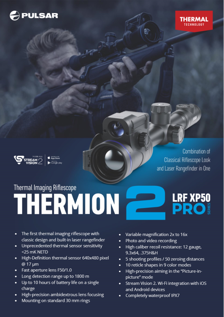 Pulsar Thermion 2 LRF XP50 Pro